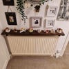 Solid Wood Radiator Shelf With Brackets Rustic Narrow Shelf for Hallway ...