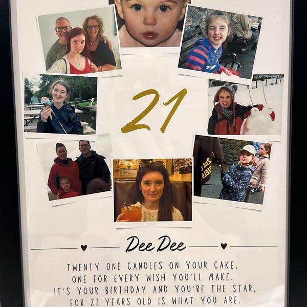 Personalised Teacher Thank You, School Leaver Poster Mentor, Class ...