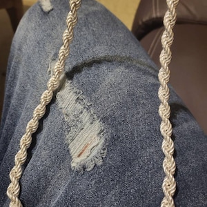 925 Sterling Silver Rope Chain Necklace 3.2mm 4mm 4.5mm 5mm | Etsy