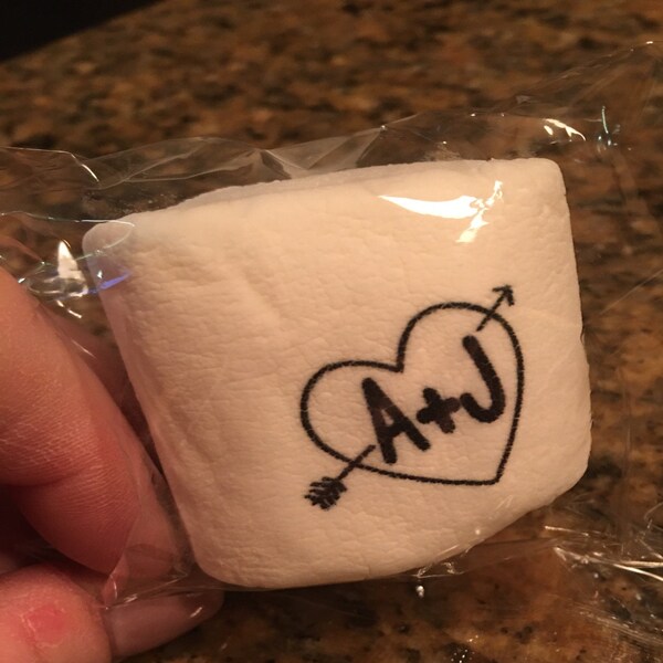 Branded Marshmallows. Printed Candy. Personalized Favors. Edible Image ...