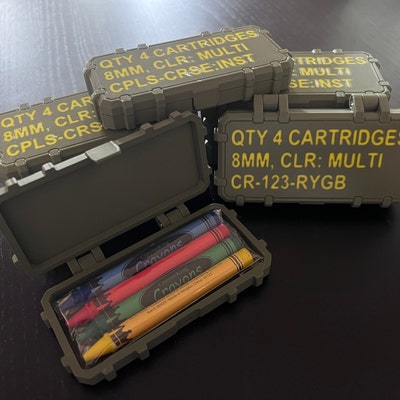 Tactical Crayon Case - Etsy