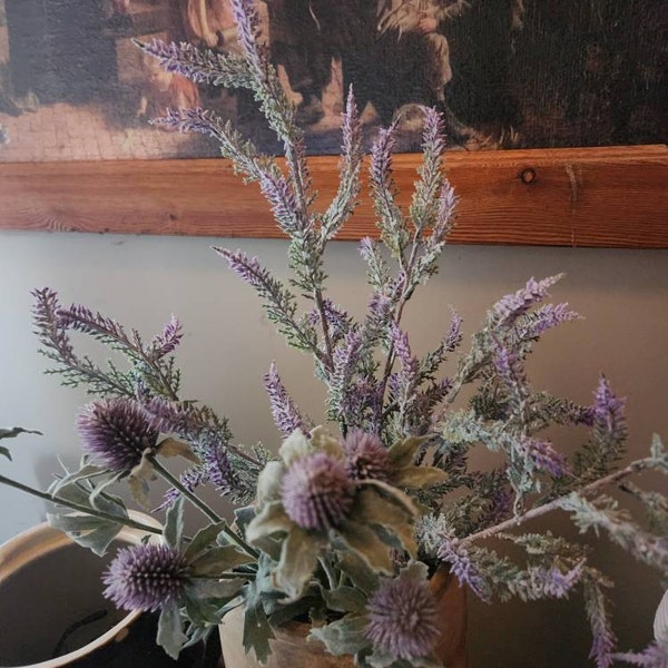 Artificial Thistle, Purple Thistle, Artificial Flowers, Scottish ...