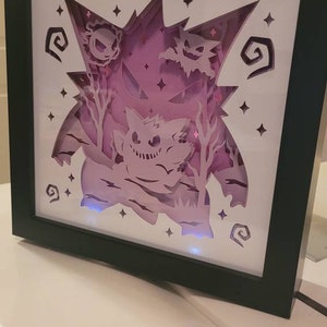 Stitch 2 Paper Cut Light Box Template Files, Shadow Box, 3D Papercut ...