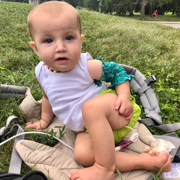 Custom Adjustable PICC Line Cover, IV Cuff, Dialysis Sleeve, Diabetic ...