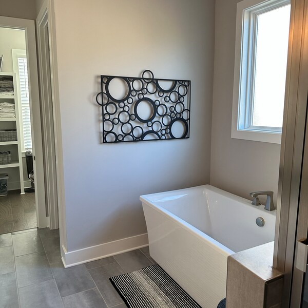 Abstract Bubbles Metal Wall Art ,metal Bubbles Sign for Wall, 2d Wall ...