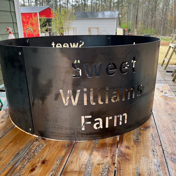 Extra Tall 16" Inches Custom Fire Pits, Custom Fire Ring Pits, Heavy Duty Outdoor Fire Pit ...