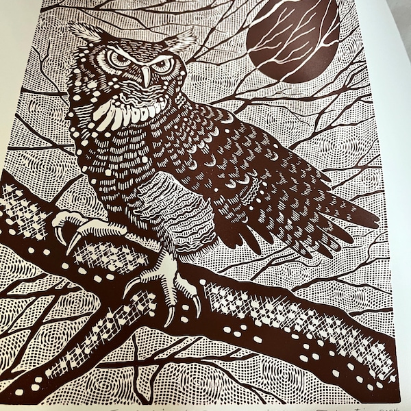 The River Ballet Linocut in Blue,otter Linocut,kingfisher Linocut ...