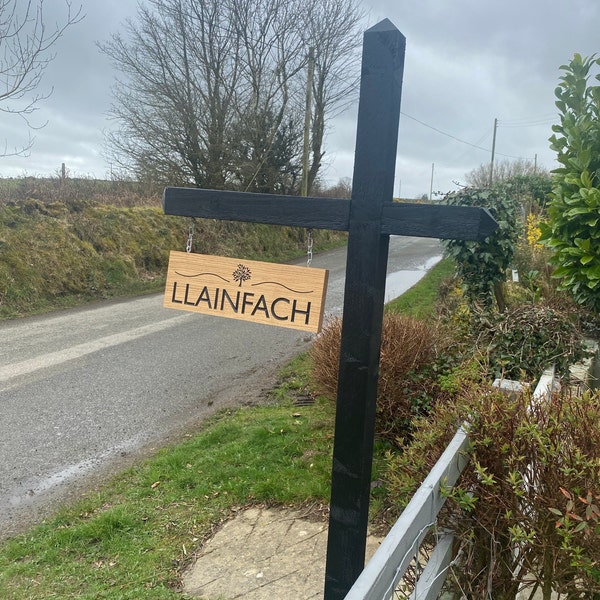 Custom Oak House Signs - Etsy UK