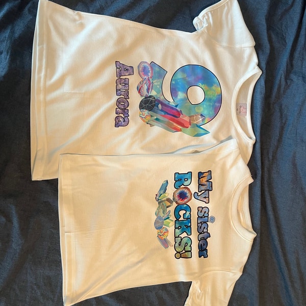 Girl Scouts T-shirt or Bow With Troop Number, Brown Green Blue Pink Tan ...