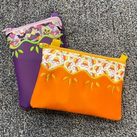 ITH WALLET Machine Embroidery Design Purse With 3 Zipper - Etsy