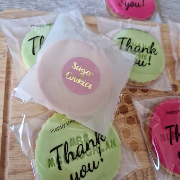Foil Flavour Stickers for Baking Business•cake Flavor Customised Labels ...