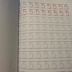 Letters and Numbers Tracing, Printable Handwriting Practice, Learn to ...