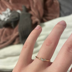 Dainty Pearls Purity Ring - Etsy