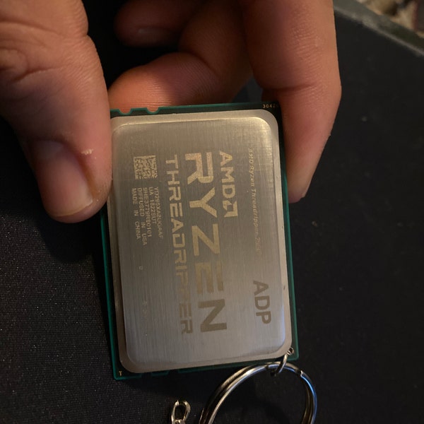 Personalised CPU Processor Keychain,personalized Keychain,engrave Name ...