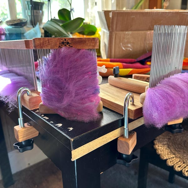 Adjustable Box Wool Picker bam Fiber Works Original - Etsy