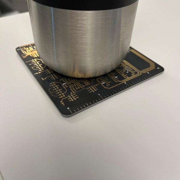 Circuit Board Coasters - Customized Text - Coffee Tea Computer Gift ...
