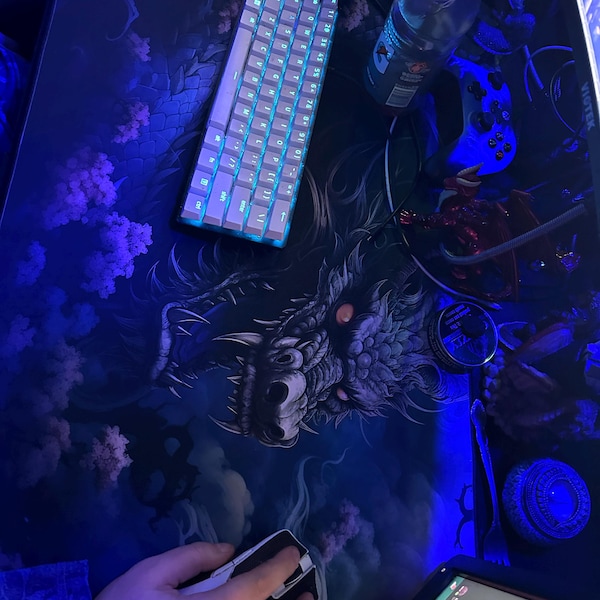 Retro Beach Desk Mat, Ocean Mousepad, Beachy Desk Decor, Nautical ...