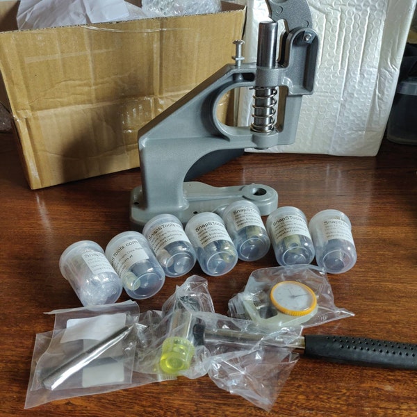 Hand Press Machine for Grommets/eyelets,double Caps Rivet Press/crystal ...