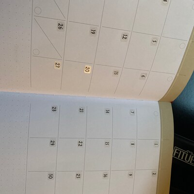 Calendar Date Number Stickers Calendar Numbers Dots - Etsy