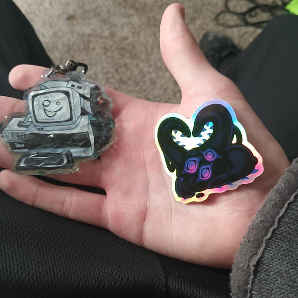 Fear and Hunger Termina God Vinyl Stickers Rher, Gro-goroth, Sylvian ...