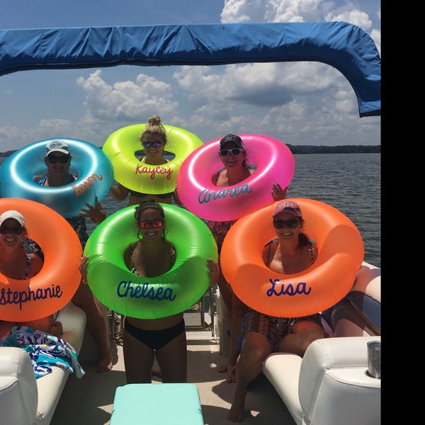 Monogrammed Pool Float, Personalized Pool Float, Pool Toys, Beach Float, Inner-tube, Summer ...