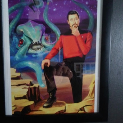 Star Trek William Riker Wall Art Print Next Generation, TNG, Number One ...