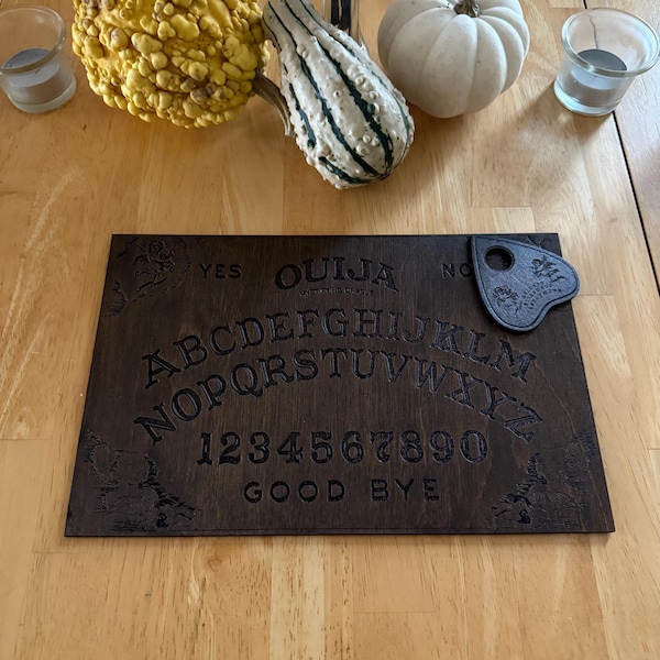 Gothic Ouija Board With Planchette, Fortune Telling Board, Yes No Game ...