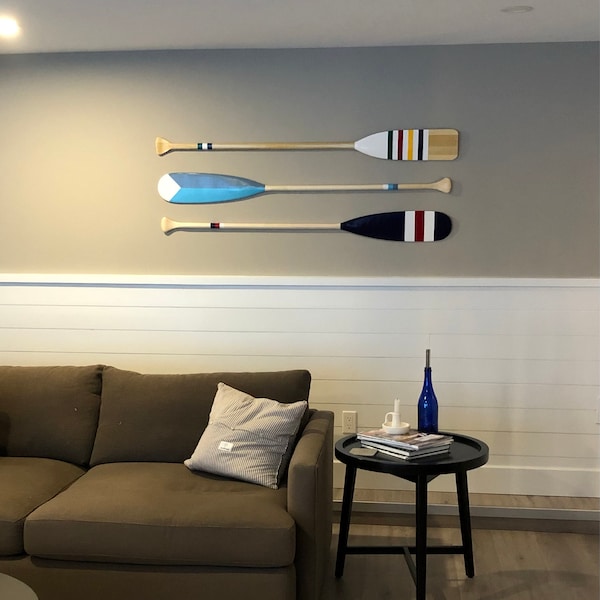 Custom Oars // Hand Painted Canoe Paddle // Canoe Oar // Home Decor ...