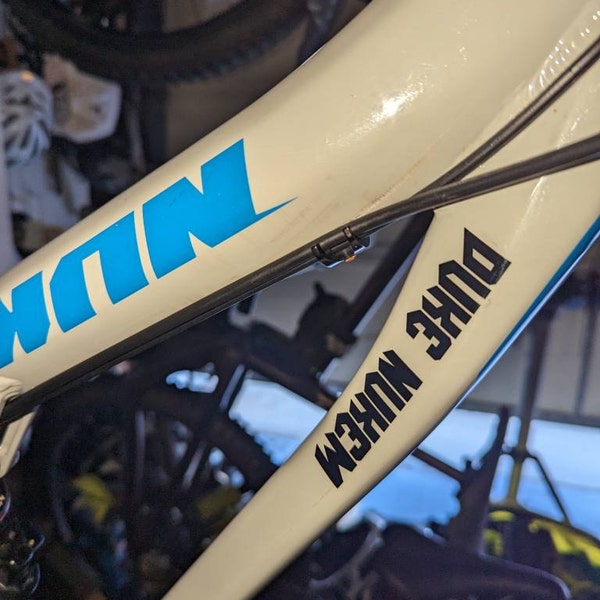 Custom Bike Frame Decals: Personalized Vinyl Stickers (set of 2) - Etsy