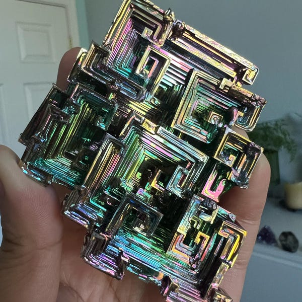 10 Ounce / 282 Gram Blue Bismuth Crystal B29 - Etsy