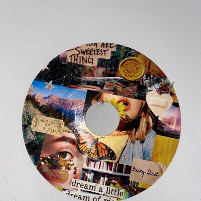 Collage Vinyl Mini Records/ Aesthetic Personalized Wall Decor/ Vinyl ...