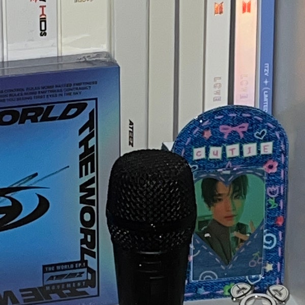 Kpop Photocard Frame Card, Denim Deco Frame, Kpop Photocard Accessories ...