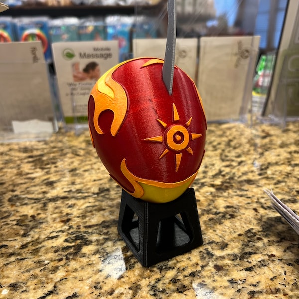 Digi Egg of Courage - Dice Container - Hand Painted With FRAGILE ...