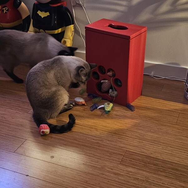 Cat Toy Storage Play Center - Etsy