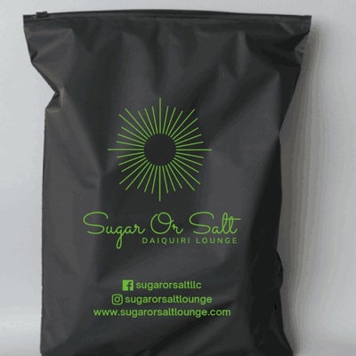 Black Zipper Bags With Logo,customized Clothing Bags for Tshirt.hoodie ...