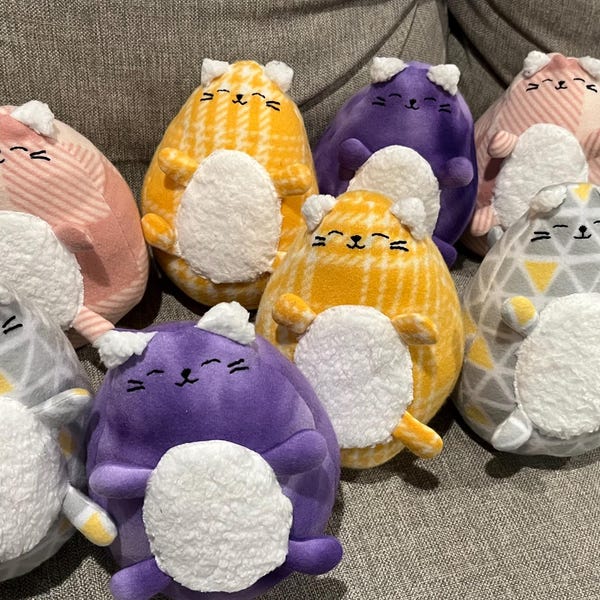 Fat Cat Sewing Pattern PDF, Mothers Day Gift Pattern Fat Kitten, Easy ...