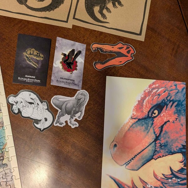 Dilophosaurus Paleo Punk Jacket Patches, Natural History Paleoart ...