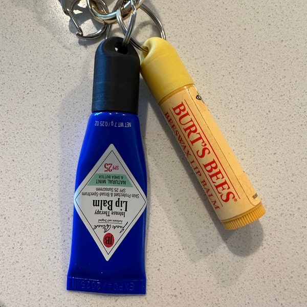 Burt's Bees Keychain Cap - Chapstick Holder - Etsy