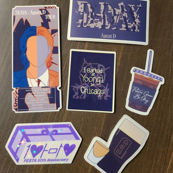 Jimin Muse Holographic Logo Sticker - Etsy