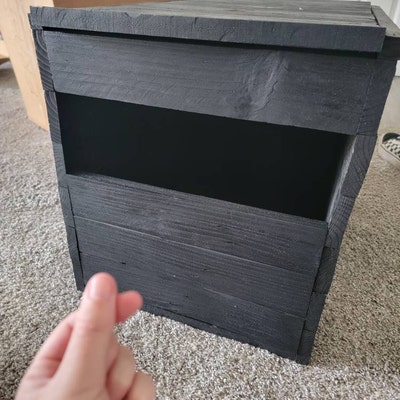 Rustic Wooden Fruit Vegetable Bin, Fruit Bin, Veggie Bin, Rustic ...