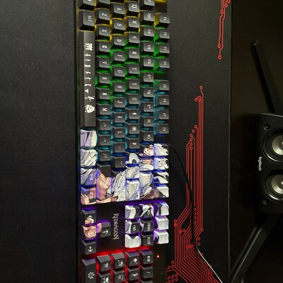 Viego the Ruined King LOL Series Keycap Set, 112 Keys PBT for Mechanical Keyboard OEM Profile ...