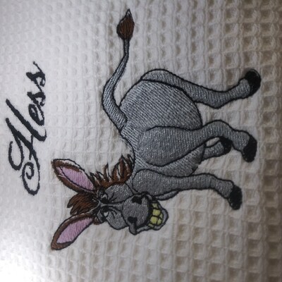 Cartoon Donkey Machine Embroidery Design, Embroidery Designs, Machine ...