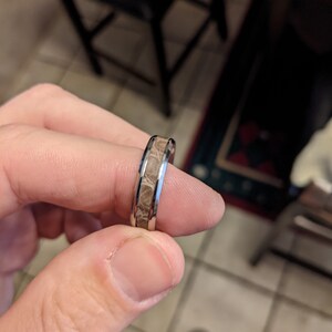 Titanium Beveled Edge Screw-together Ring Blank for Inlay | Etsy Canada