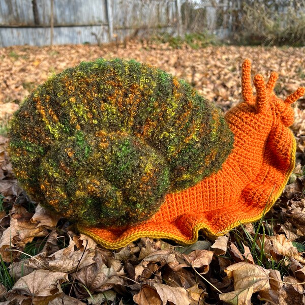Add-on Round Snail Shell for Giant and Medium Snails Crochet Pattern by ...