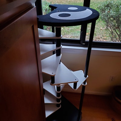 Cat Tree, 12 Step Spiral Cat Furniture, Best Cat Stairs 2023, Cat ...