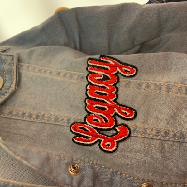 Legacy Patch- Iron on (red) - Etsy