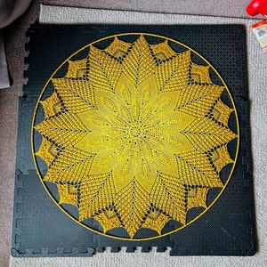 FIELDS OF GRAIN Crochet Mandala - Pdf Pattern (only Charts/diagram) - Etsy