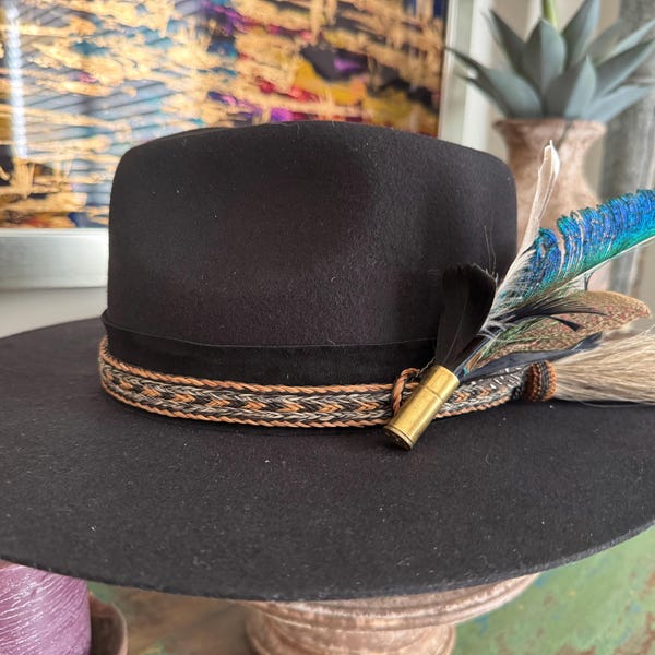Hat Feather, Wild Quill Cowboy Hat Feather, Western Feather, Hand ...