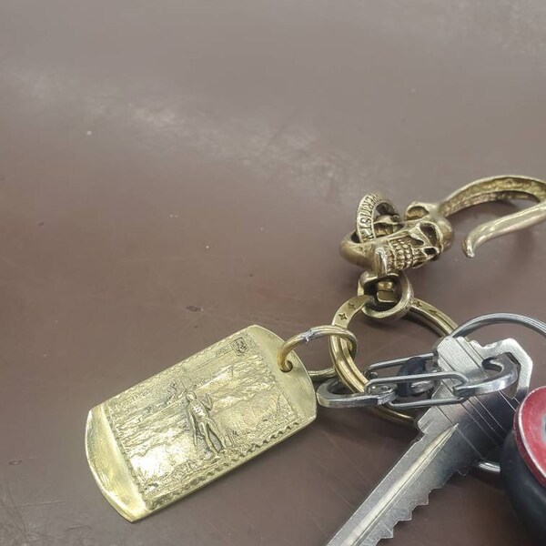 Made in Ukraine Howitzer Shell Keychain, Piece of Artillery Shell ...