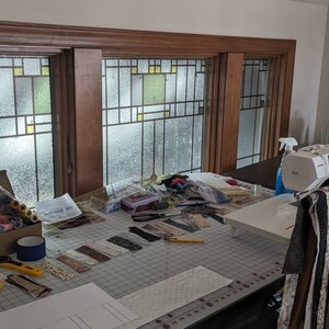 Custom Size Window Film Stained Glass Decorative Window Sticker Privacy ...